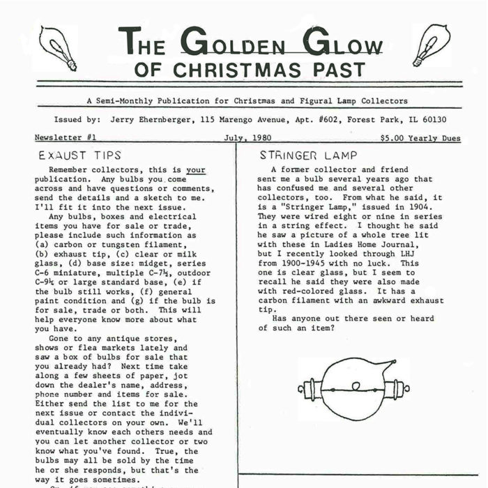 How It All Began - The Golden Glow of Christmas Past®